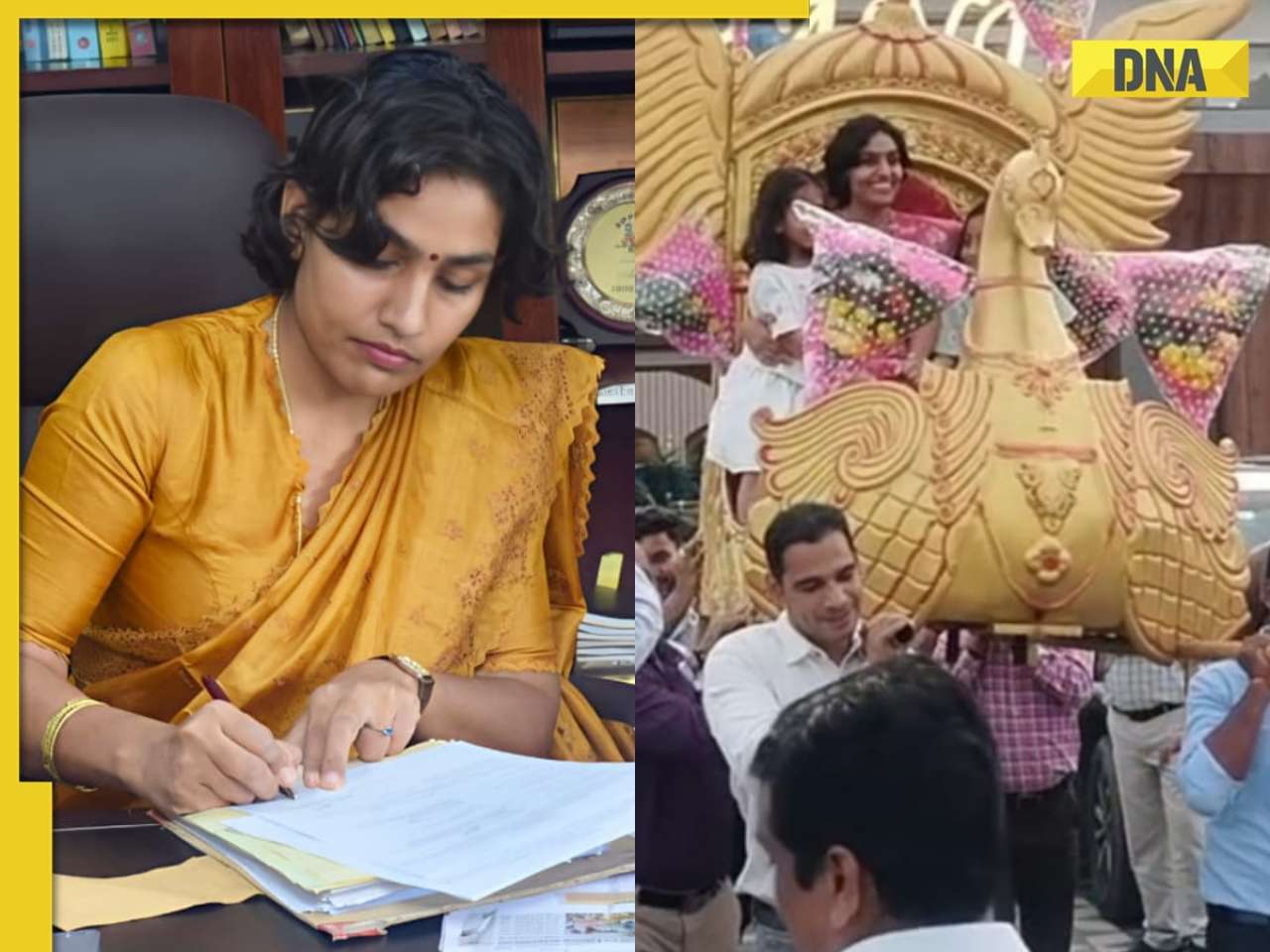 Meet IAS Sanskriti Jain, who gets royal farewell on golden palanquin ...