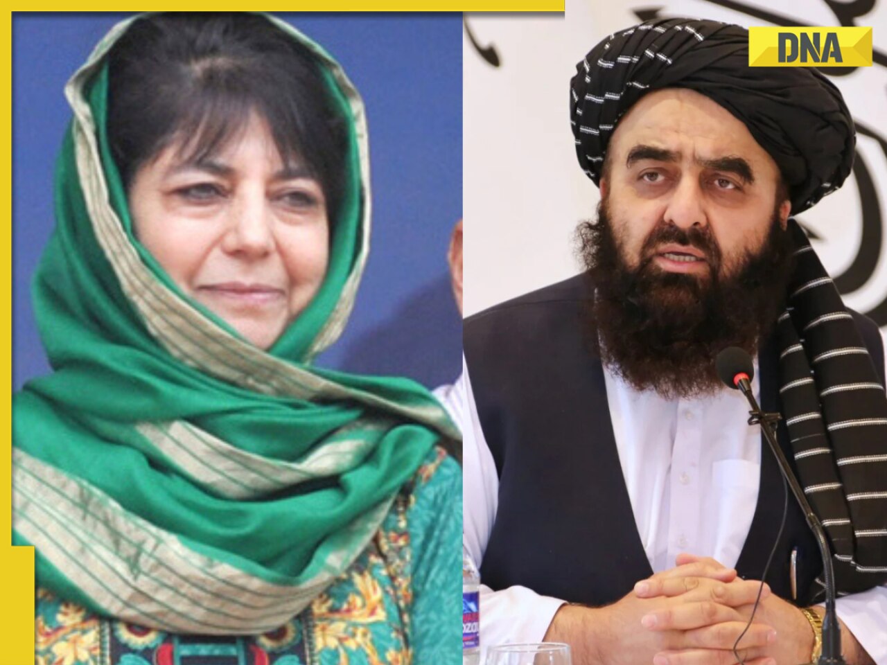 PDP chief Mehbooba Mufti targets BJP on Afghanistan FM Amir Khan ...
