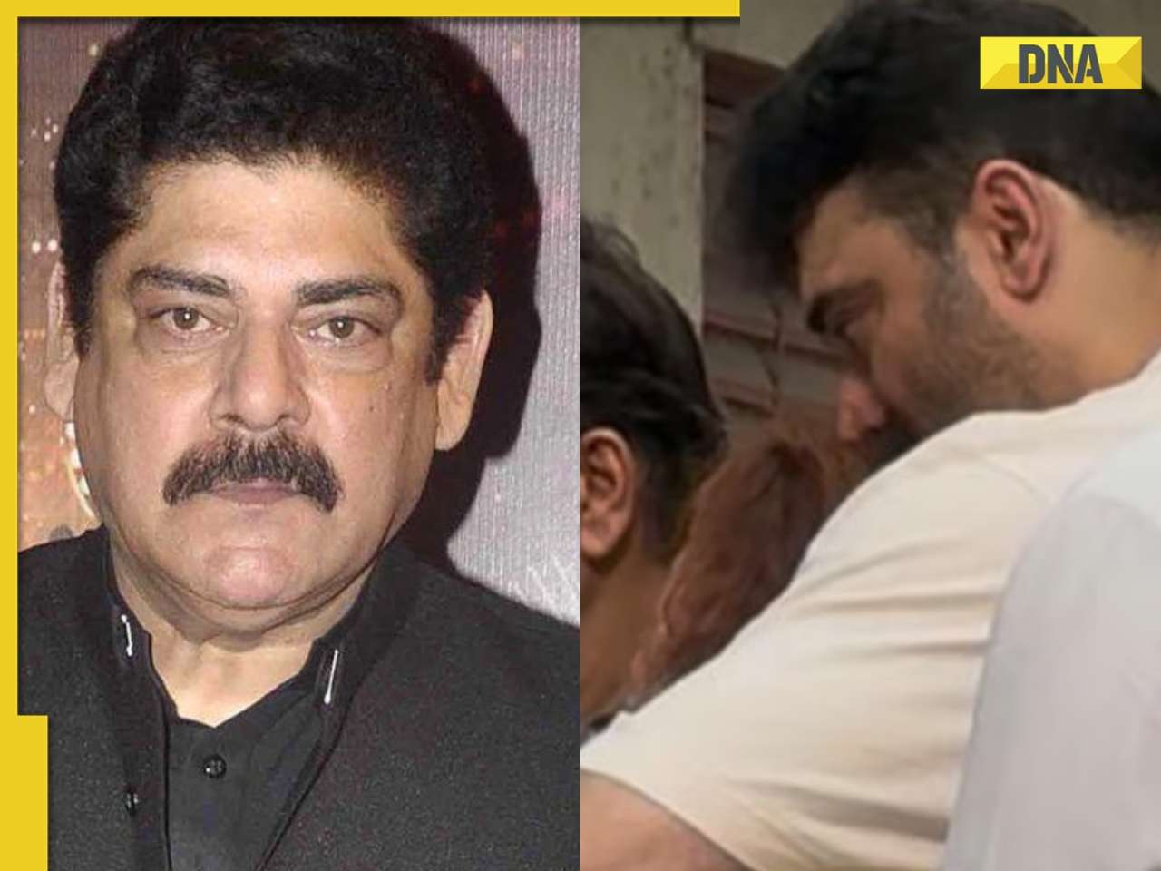 Pankaj Dheer funeral: Nikitin Dheer consoles grieving mother Anita ...