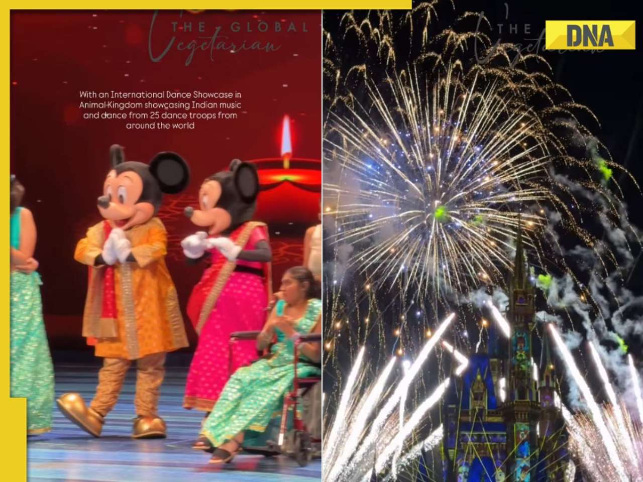 Mickey, Minnie celebrate Diwali at Disney World in stunning Indian ...