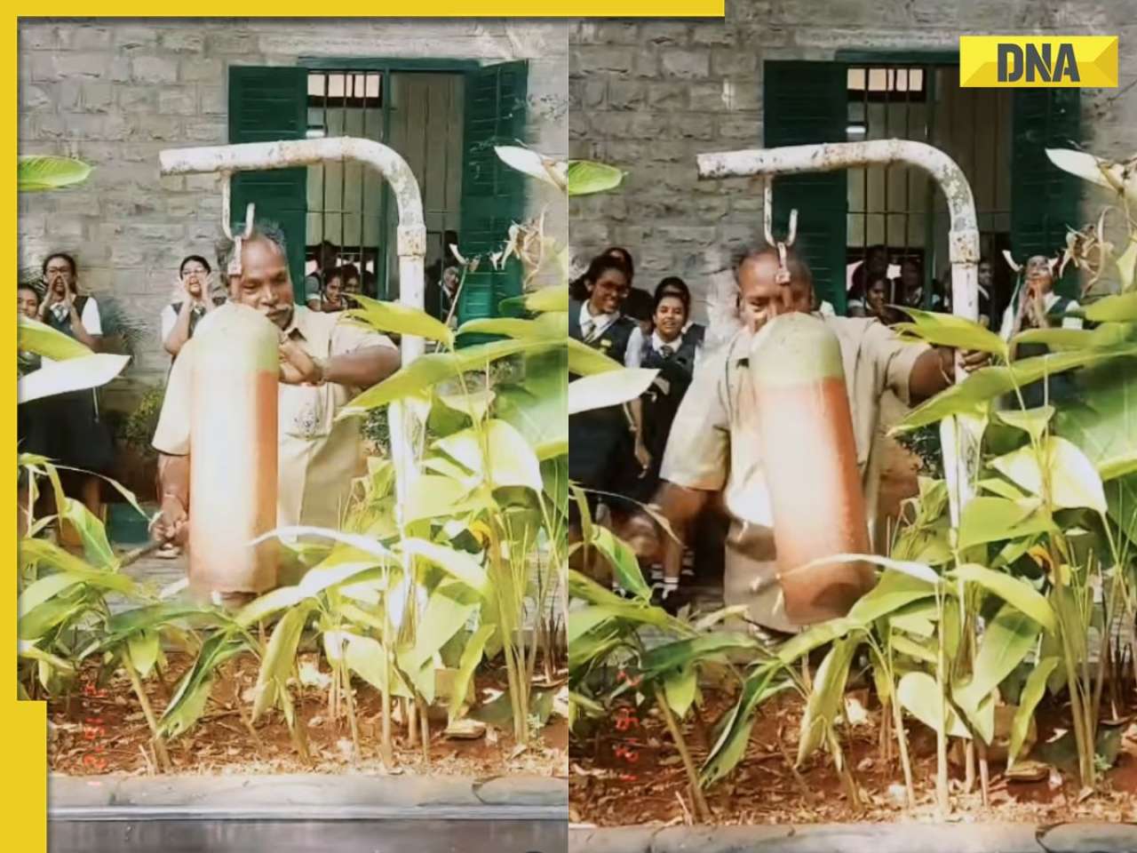 Heartwarming video shows school peon ringing bell for last time after ...