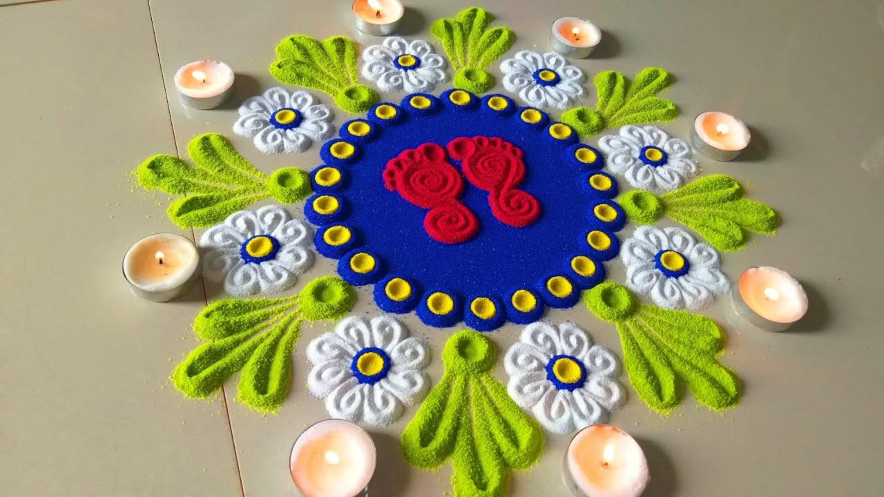 Diwali 2025 Rangoli Designs: इस दिवाली कलश-कमल, स्वास्तिक व मां लक्ष्मी ...