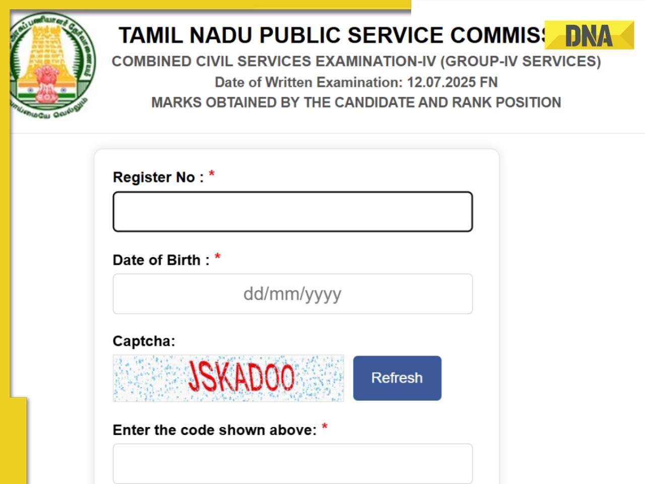 TNPSC Group 4 Result 2025 declared at tnpsc.gov.in, get direct LINK here