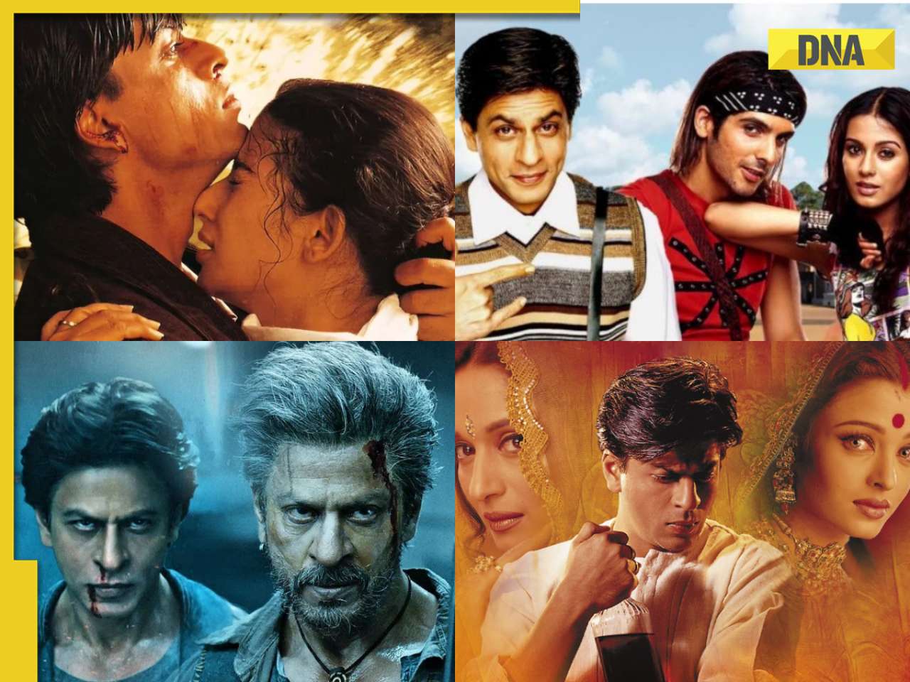 Shah Rukh Khan at 60: From Dil Se to Devdas, 7 iconic SRK movies to re ...