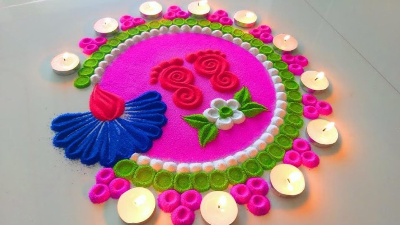Dev Deepawali Rangoli Designs: घर के मुख्य द्वार व आंगन में बनाएं ये ...