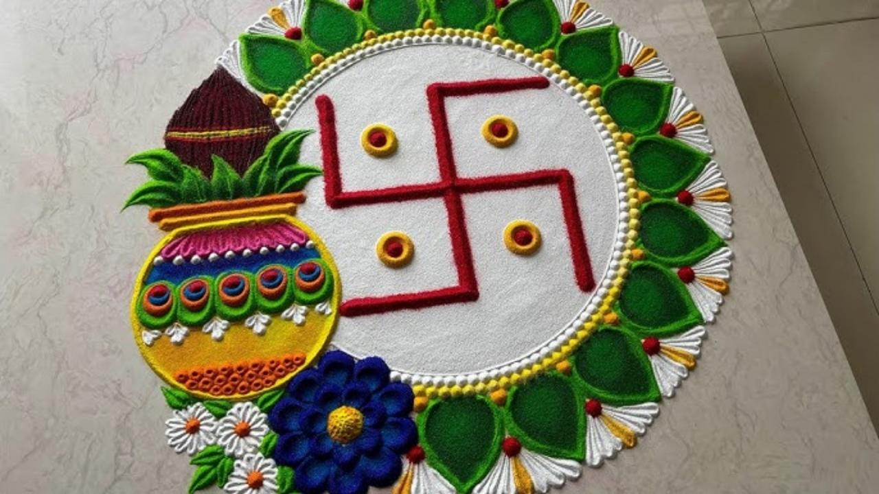 Dev Deepawali Rangoli Designs: घर के मुख्य द्वार व आंगन में बनाएं ये ...