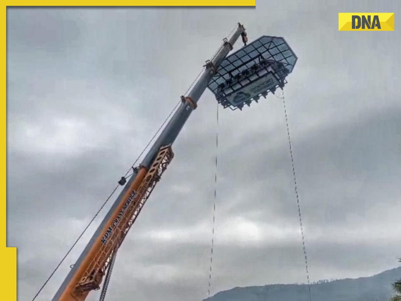 WATCH: 5 stranded mid-air in sky dining restaurant near Munnar in ...