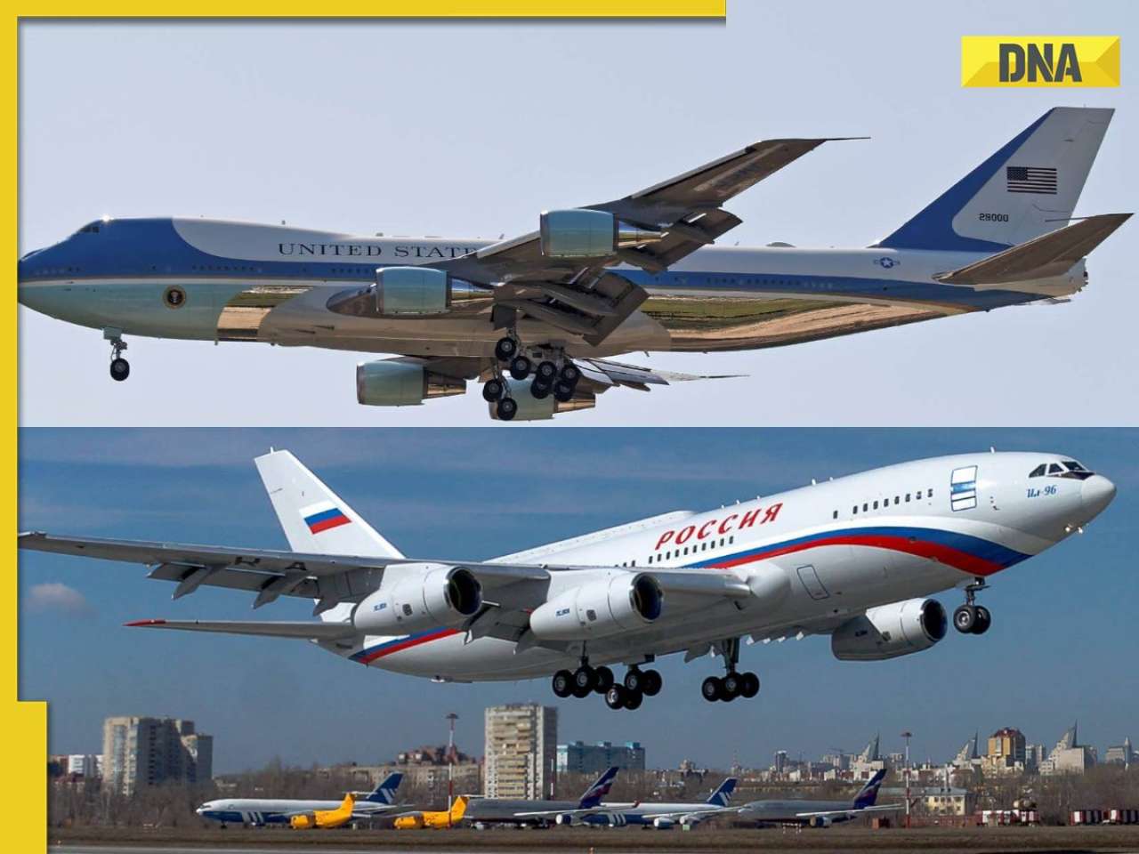Russian President’s 'Flying Kremlin' vs US President’s Air Force One ...
