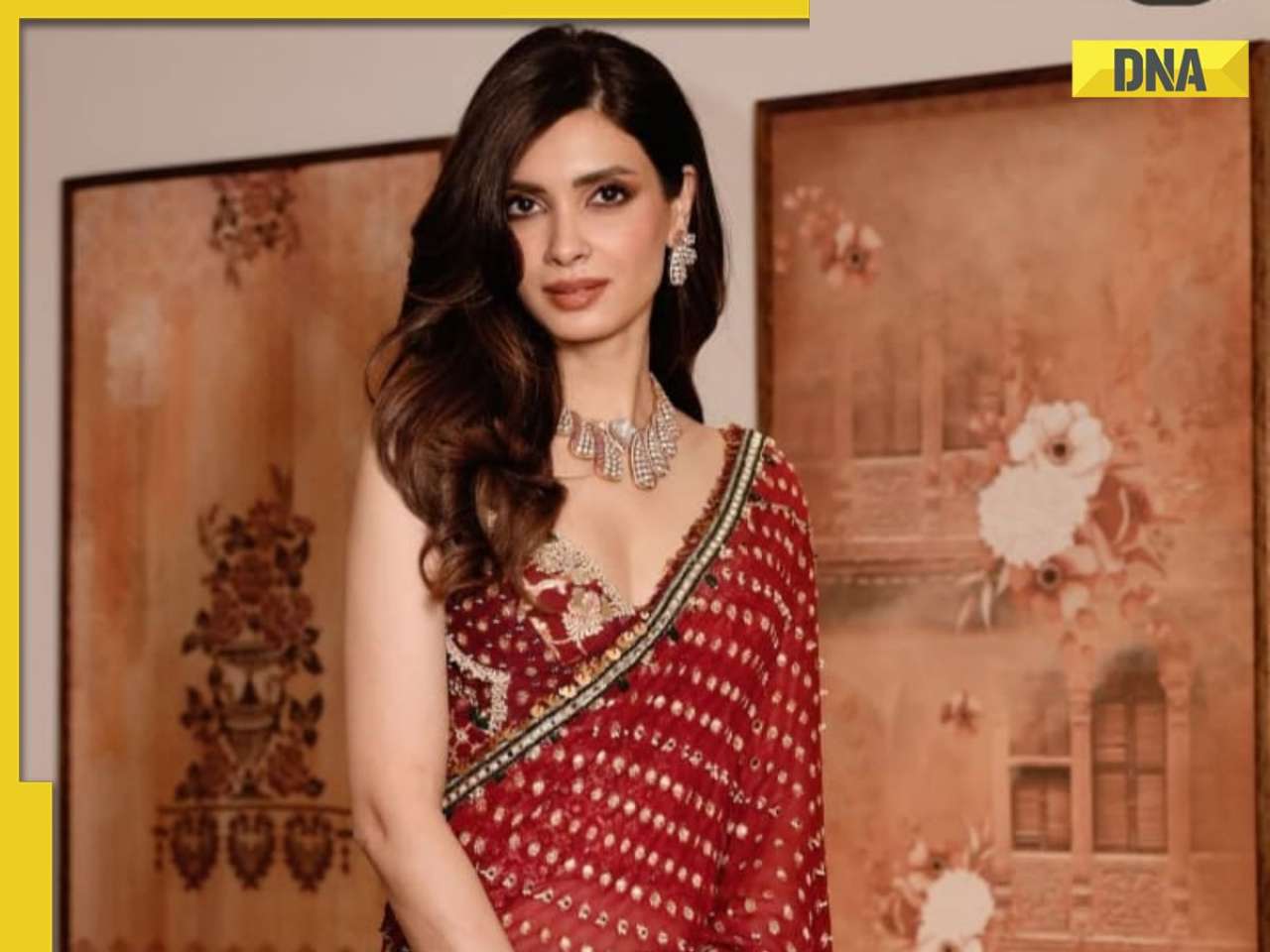 Diana Penty's Rs 95000 red Banarasi saree by Mahima Mahajan steals the ...