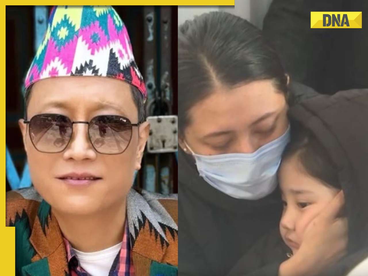 Prashant Tamang's wife Martha Aley, three-year-old daughter Ariah bid ...