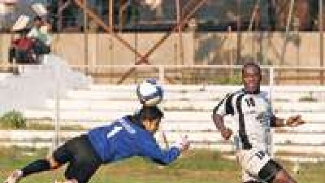 Chidi Edeh heads home twice