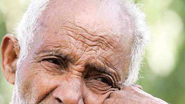 Man who digs the graves of the unknown dead