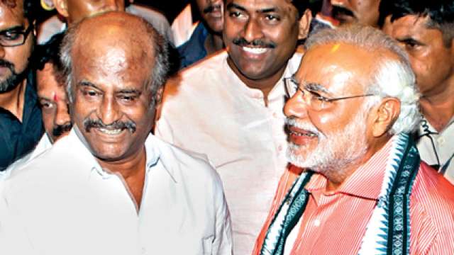 Actor Rajinikanth calls Narendra Modi a 'good friend' and a 'strong leader'