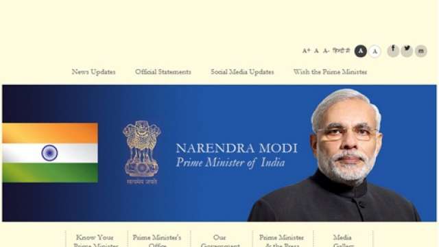 PMO website sports brand new look as Narendra Modi takes oath as India ...