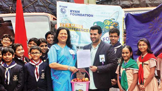 Ryan schools begins Food Challenge to light up a million lives