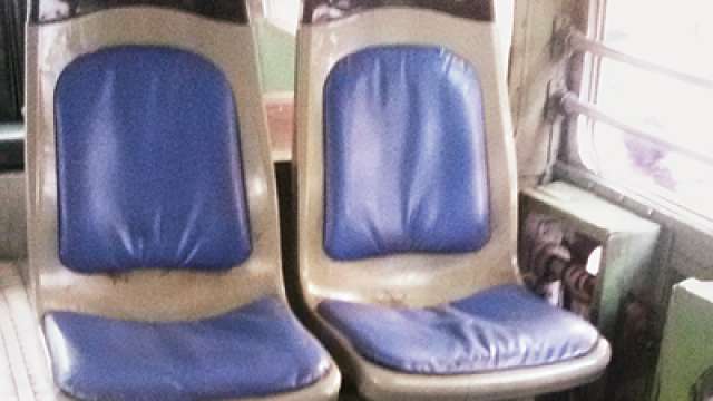 Many BEST buses moving around with broken bucket seats