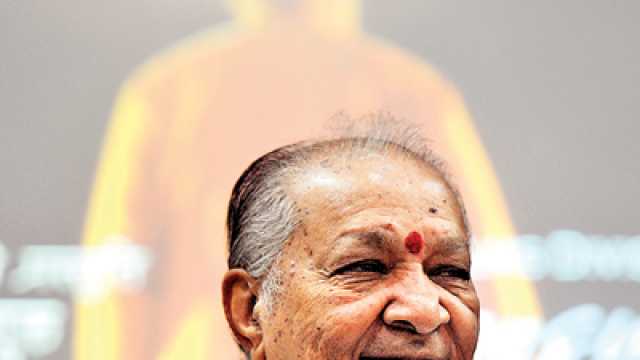 I'm inspired when I see youngsters dedicating themselves to ragas ...