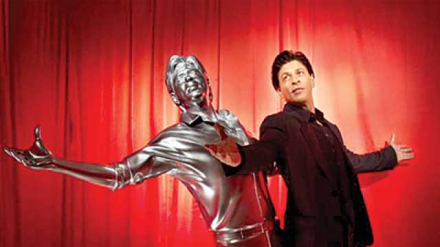 Shah Rukh Khan's signature pose now in a life size model