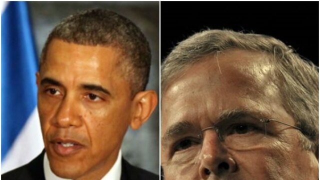 Barack Obama's foreign policy like 'Alice in Wonderland', says Jeb Bush