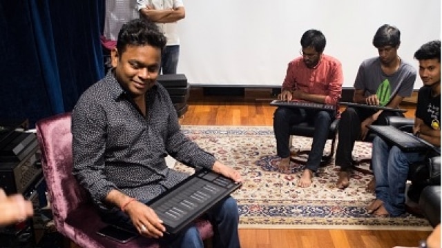 AR Rahman launches new keyboard model at his school in Chennai