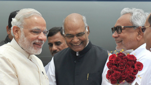 PM Modi congratulates Nitish Kumar, who says 'thank you'