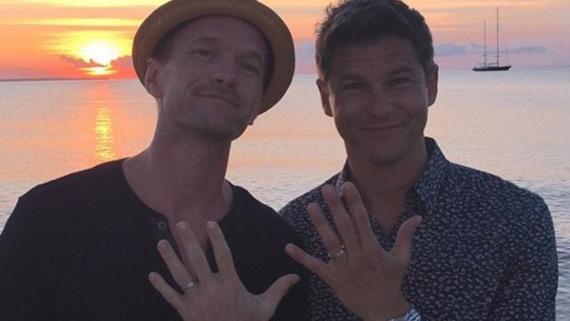 Watch: 'Barney' Neil Patrick Harrison celebrates anniversary with ...