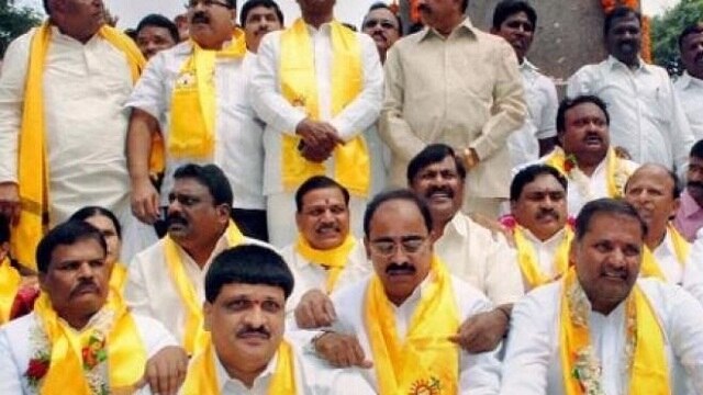 Andhra Pradesh: 15th MLA from YSR Congress joins ruling Telugu Desam Party Andhra Pradesh: 15th MLA from YSR Congress joins ruling Telugu Desam Party