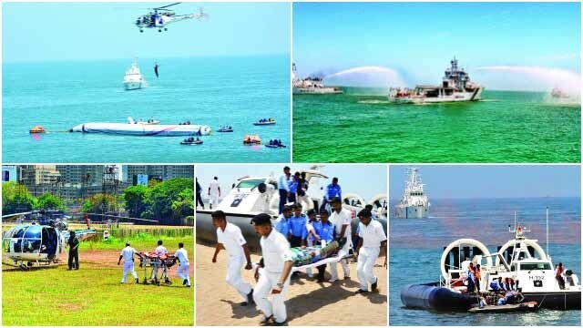 Coast Guard leads mid-sea mass rescue exercise