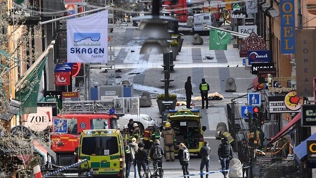 Sweden: Four killed, 15 wounded as truck crashes into crowd in ...