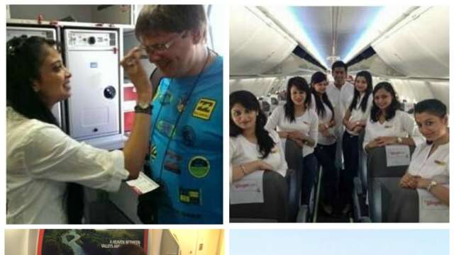 Spicejet cabin crew gives an unusual surprise to its Pune-Bangalore ...