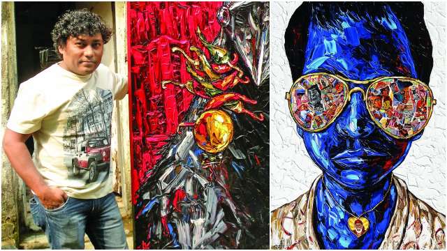 Technique helps to enhance the painting: Raj More