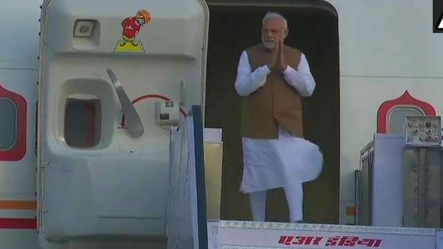 PM Narendra Modi arrives in New Delhi after his 3-nation tour