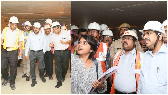 JMRC CMD Pawan Kumar Goyal goes on a visit to check status