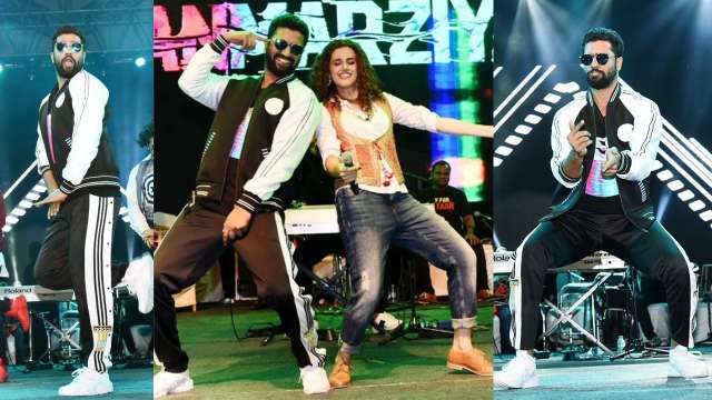 Manmarziyaan Mumbai Concert Photos: Vicky Kaushal and Taapsee Pannu bring down the house with ...