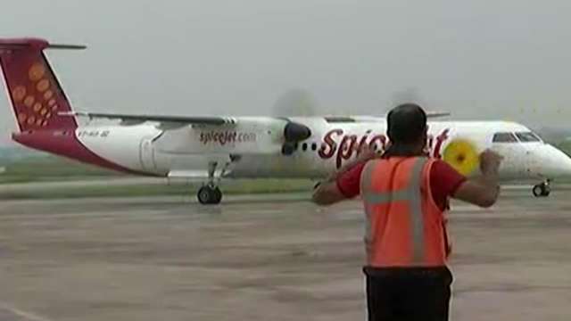 India's first biofuel flight, operated by SpiceJet, undertakes maiden ...