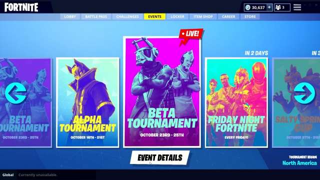 'Fortnite' adds in-game tournaments