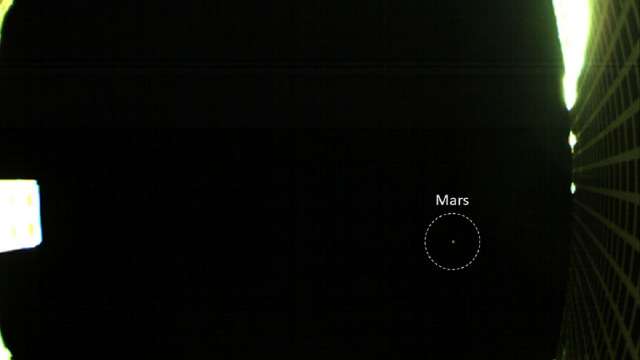 SEE PIC: NASA's first image of Mars from a CubeSat