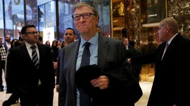 Billionaire Bill Gates Queues Up For Meal Of Burger Fries And Coke