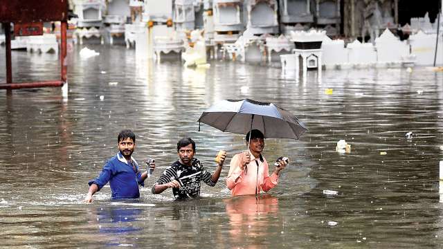 Barvi dam exceeds its upper limit