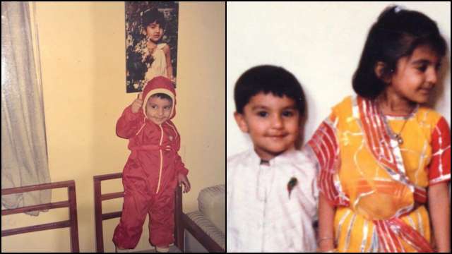 Throwback Thursday: Ranveer Singh's childhood photos with sister Ritika ...