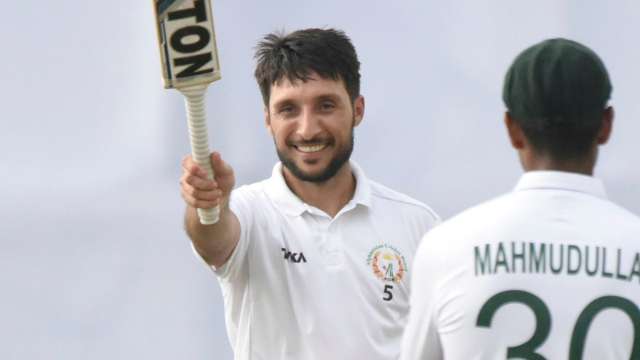 Rahmat Shah becomes Afghanistan's first Test centurion in match against ...
