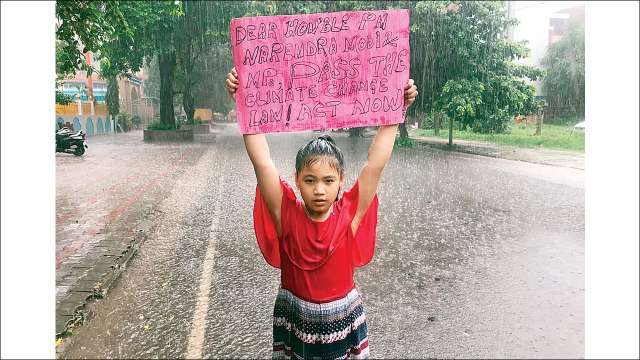 Seven-year-old becomes the youngest green activist