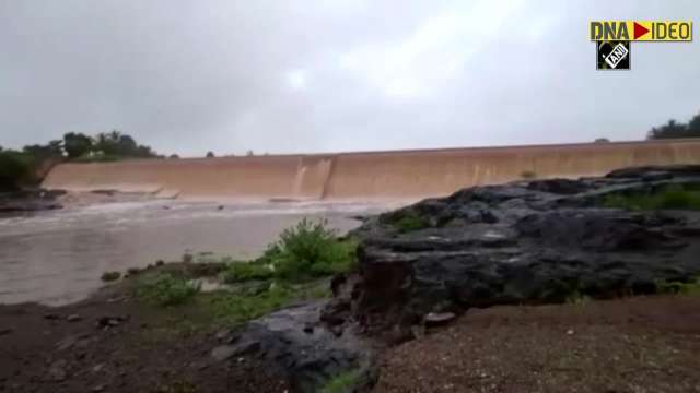 Water level increases in Shetrunji river after heavy rainfall in Junagadh