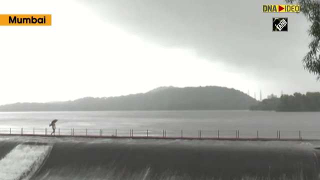 Vihar Lake overflows due to incessant rainfall in Mumbai