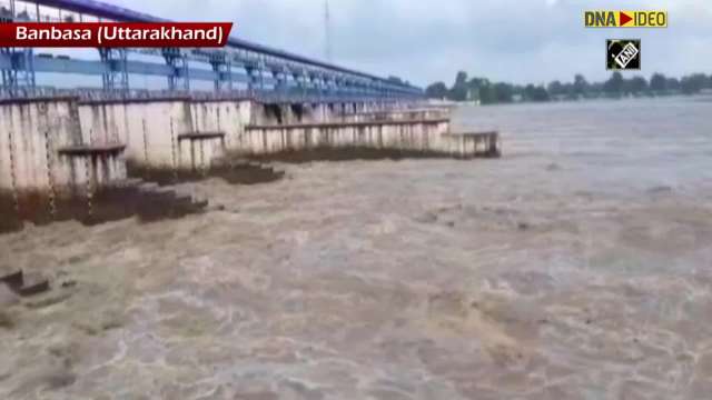 Water level of Sharda Barrage in Uttarakhand rises due to heavy rainfall