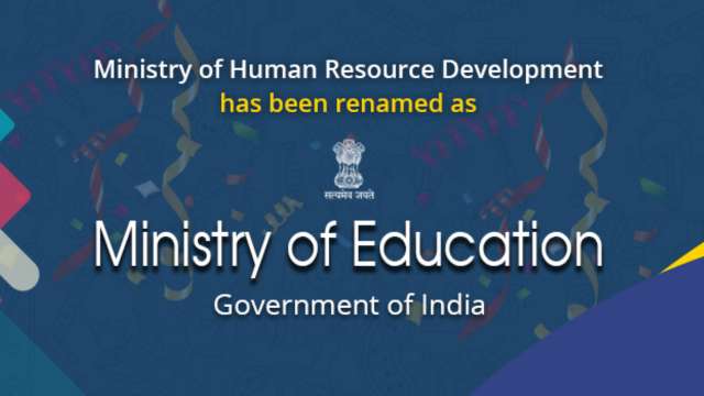Ministry of Human Resource Development, MHRD, officially renamed as ... Ministry of Human Resource Development, MHRD, officially renamed as ...