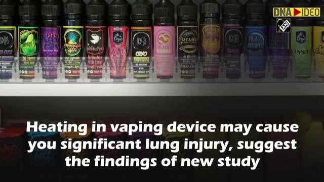 Heating in vaping device may cause lung injury, finds study