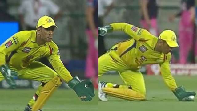 WATCH: MS Dhoni's one-handed catch stuns the web, CSK skipper takes ...