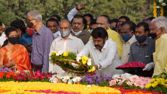 NTR death anniversary: Nandamuri Balakrishna pays his respect to his ...