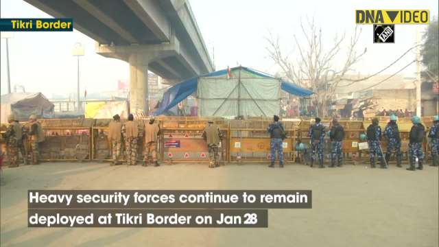 Tikri Border under high surveillance